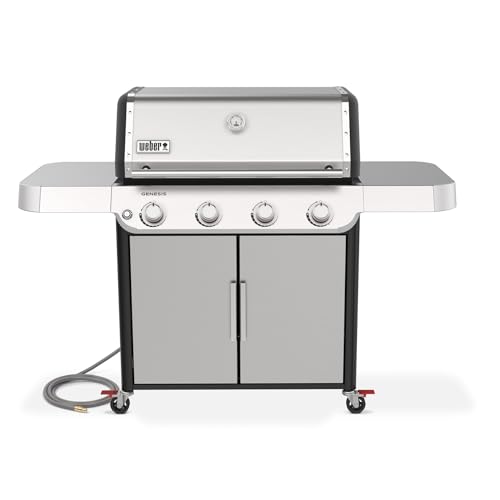 Weber Genesis S-415 Natural Gas Grill, Stainless Steel - Grill Master Inc.