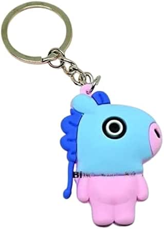 Amazon.com: Blue Aura Keychain Anime Fans Car & Bike Key Chains (Mang ...