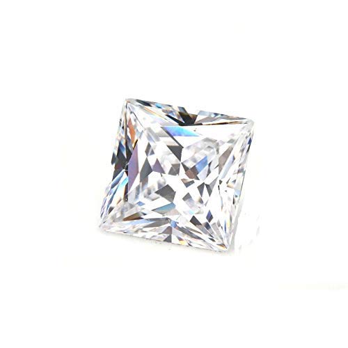 Jaipur Diamonds 4.00 Ratti + American Diamond Squre Princes Cut, Cubic ...
