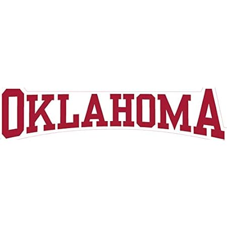Amazon.com: 6 Inch OU University of Oklahoma Sooners Boomer Sooner Logo ...