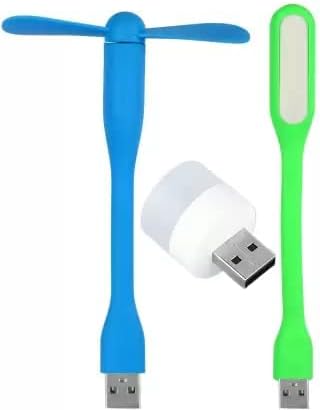 BLAXSTOC B-23 Mini Type-C Fan & Portable Mini USB Dragon Fan with 2 ...