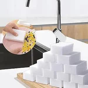 Pack of 10 Pcs Super Magic Sponge Cleaner for Practical Kitchen ...