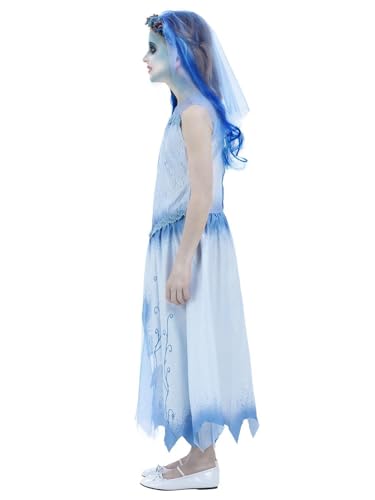 Emily Corpse Bride Costume 7-9 Years – BigaMart
