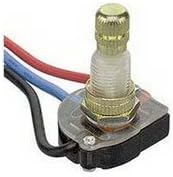 Rotary Canopy Switch w/ Stripped Wire Leads - 2 Circuit / 3-Way : 30 ...