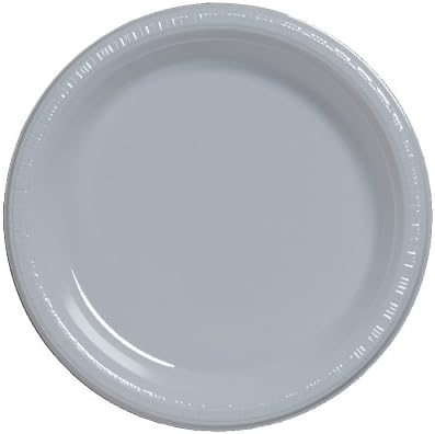 Amazon.com | Creative Converting Touch of Color 50 Count Plastic Dinner ...