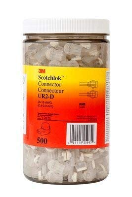3M(TM) Scotchlok(TM) IDC Butt Connector UR2-D Jar 500: Butt Terminals ...