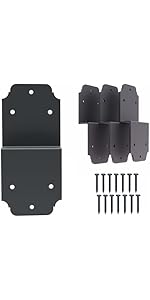 Amazon.com: 4Packs 90 Degree Angle Bracket Large L Brackets , 6" Heavy ...