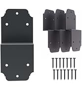 Amazon.com: 4Packs 90 Degree Angle Bracket Large L Brackets , 6" Heavy ...