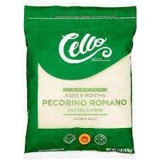 Amazon.com : Cello Pecorino romano grated fresh cheese 2-lbs bag ...