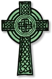 Amazon.com: Cute-Patch Black White Celtic Cross Irish Embroidered Iron on sew on Patches Badge ...