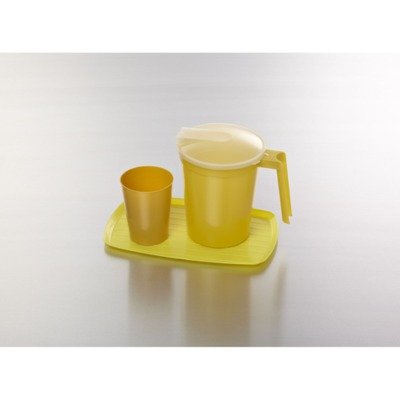 Amazon.com: Medline DYND87601 Water Tumbler and Pitcher Set, Gold (Pack ...