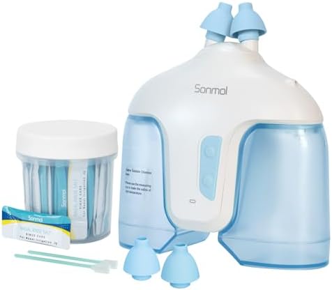 Amazon.com: Nasal Irrigation System with 50 Salt Packets (Blue), Sinus ...
