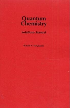Amazon.com: Quantum Chemistry Solutions Manual: 9780935702163 ...