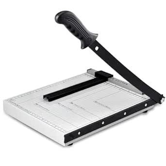 Logic Heavy Duty Paper Cutter Guillotine Trimmer Machine, 12 Inch, A4 ...
