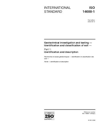 ISO 14688-1:2002, Geotechnical investigation and testing ...