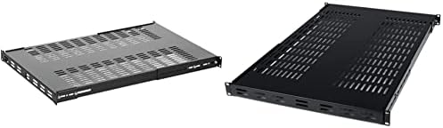 Amazon.com: StarTech.com 1U Adjustable Vented Server Rack Mount Shelf ...