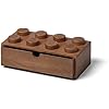Amazon.com: LEGO 2x4 Wooden Desk Drawer, Oak Dark Stained : Toys & Games