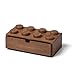 Amazon.com: LEGO 2x4 Wooden Desk Drawer, Oak Dark Stained : Home & Kitchen