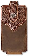 Amazon.com: ARIAT Unisex Adult Western Basketweave Cellphone Case ...