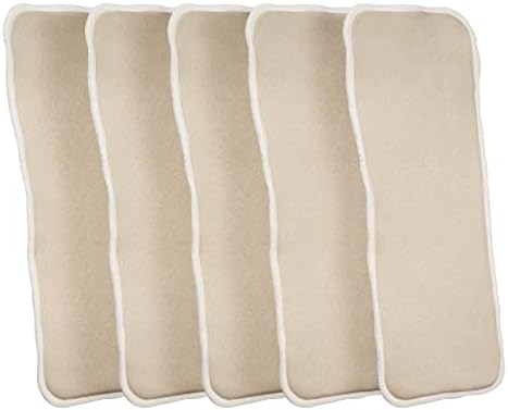 Amazon.com: Lukara Hemp Cloth Diaper Inserts - Reusable Cloth Diaper ...