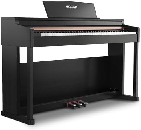 Amazon.com: UISCOM UMP-100 88 Key Weighted Keyboard Piano with ...