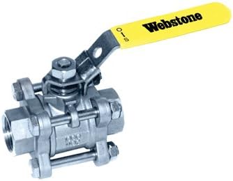 Webstone 3/4 Stainless Steel Ball Valve 4370 Series - Faucet Handles ...