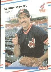 Amazon.com: 1988 Fleer Baseball Card #616 Sammy Stewart : Collectibles ...
