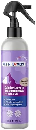 Amazon.com: Pet N' Lovely Calming Leave-In DEODORIZER | Controls Odor ...