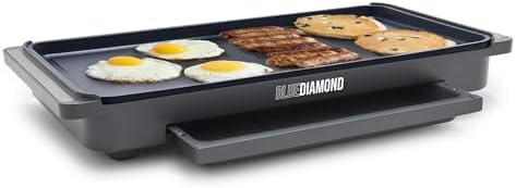 Amazon.com: Blue Diamond 20” x 10.5” Extra Large Electric Griddle ...