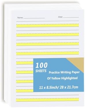 Amazon.com: Raised Lines Paper - Widelines - Portrait