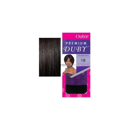 Amazon.com : OUTRE PREMIUM DUBY 100% HUMAN HAIR WVG #1B-Off Black ...