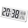 Amazon.com: JoFomp LCD Digital Wall Clocks Battery Operated, 8.5 ...