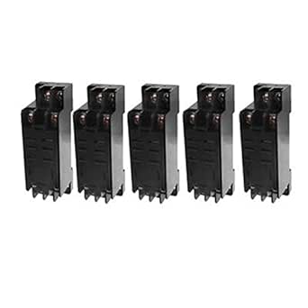 DTF-08A 8 Pin Power Relay Base Socket DIN Rail Mount 5 Pcs : Amazon.co.uk: Business, Industry ...