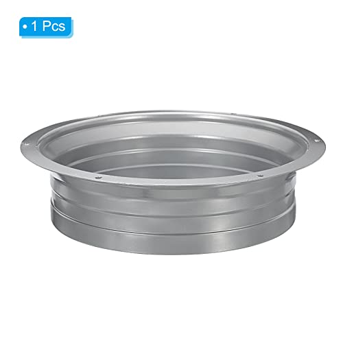 PATIKIL 8 Inch Duct Connector Flange, Metal Fitting Straight Pipe ...