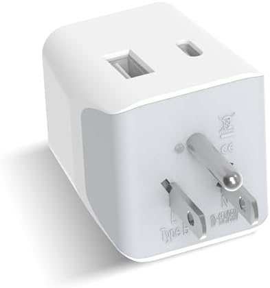 Ceptics Travel Adapter India to USA Converter Plug - 3 in 1 for Canada ...