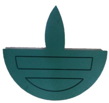 Oasis Floral Foam 2D Diwali Diya Shape for Fresh & Artificial Flower ...