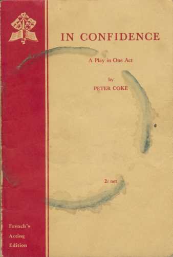 Amazon.co.jp: In Confidence: Play (Acting Edition) : Coke, Peter: 洋書