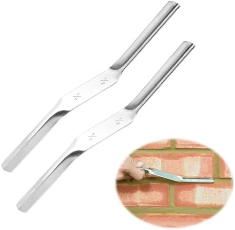 2 PCS Brick Jointer, 29 x 2cm Pointing Tool, Double End Jointer ...