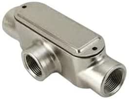 Calpipe S60500TE00 316 Stainless Steel Type T Conduit Body With Cover ...