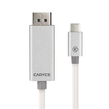 CADYCE USB-C to DisplayPort Cable (5K),White : Amazon.in: Computers ...