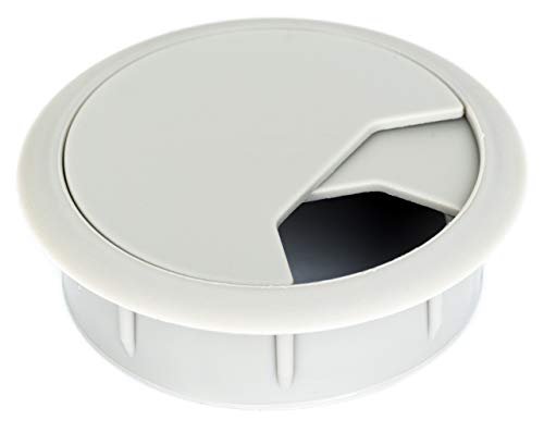 Cable Grommet Desk Grey Cable Grommet 60 mm Diameter Table Grommet ...