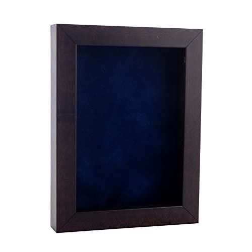 8x12 Shadow Box Frame Brown Walnut Wood | with a 3/4" Usable Display ...