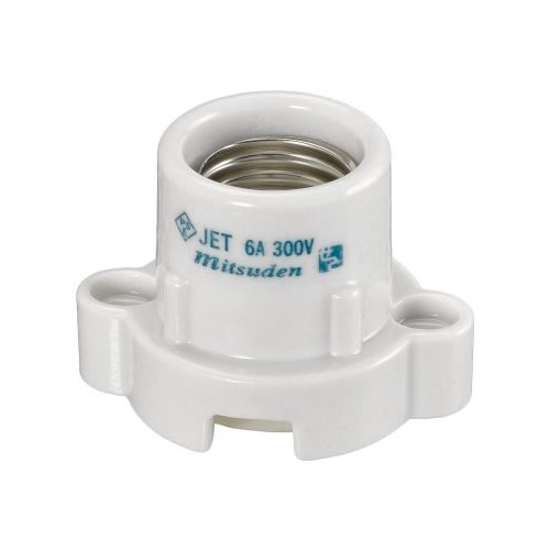 Amazon | ヤザワコーポレーション E26耳付き レセップ 磁器製 SF2601 | ライトソケット | DIY・工具・ガーデン 通販