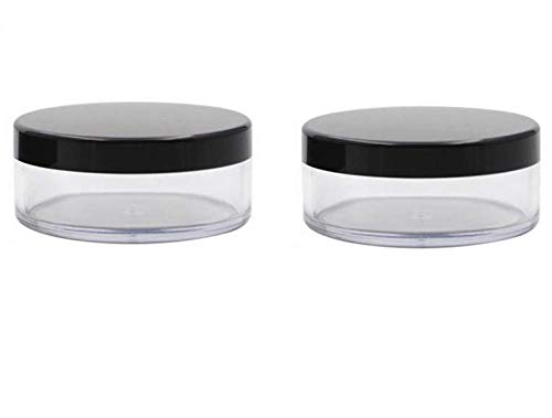 Amazon.com: LASSUM 2 Pieces 50 ml Plastic Empty Powder Case, Portable ...