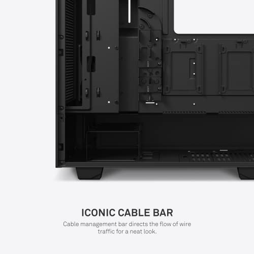Nzxt H510 Flow Mid Tower Computer Case - Black I Gaming Cabinet Support ...