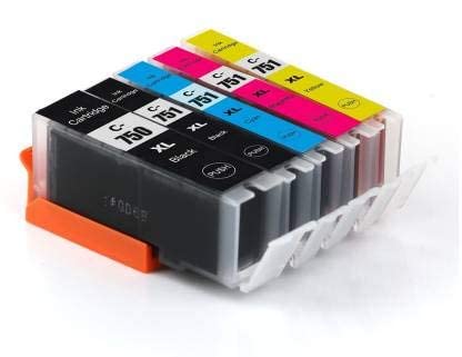 GPN PRINT 750 XL, 751XL Ink Cartridges Compatible Replacement for Canon ...