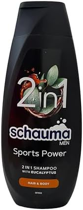 Amazon.com : Schauma MEN Sports Power Shampoo 400ml VEGAN : Beauty ...