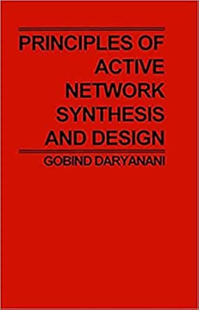 Principles of Active Network Synthesis and Design (Ebook PDF ...