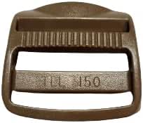 Amazon.com: Owen Sewn 25-Pack 1.5" Inch Mil-Spec Ladder Lock Slider ...