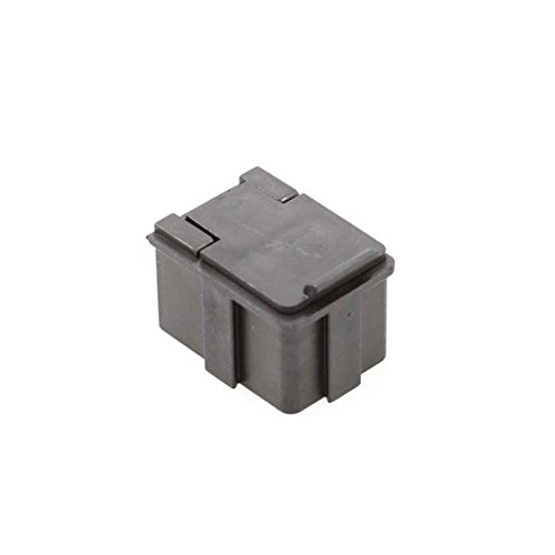 Conductive Hinged SMD Storage Box with Black Lid, 5/8 x 1/2 x 19/32 ...